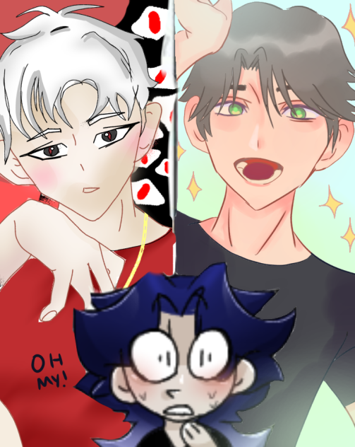 Collab with Saraxenie and ghost - ibisPaint