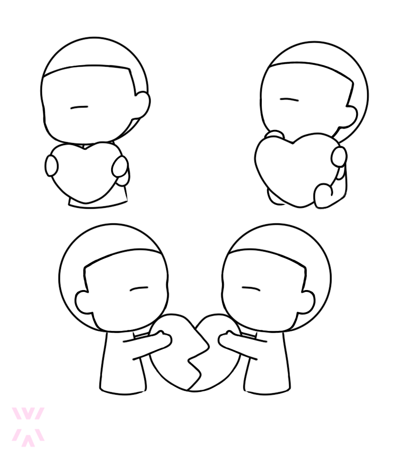 Chibi Hearts - ibisPaint