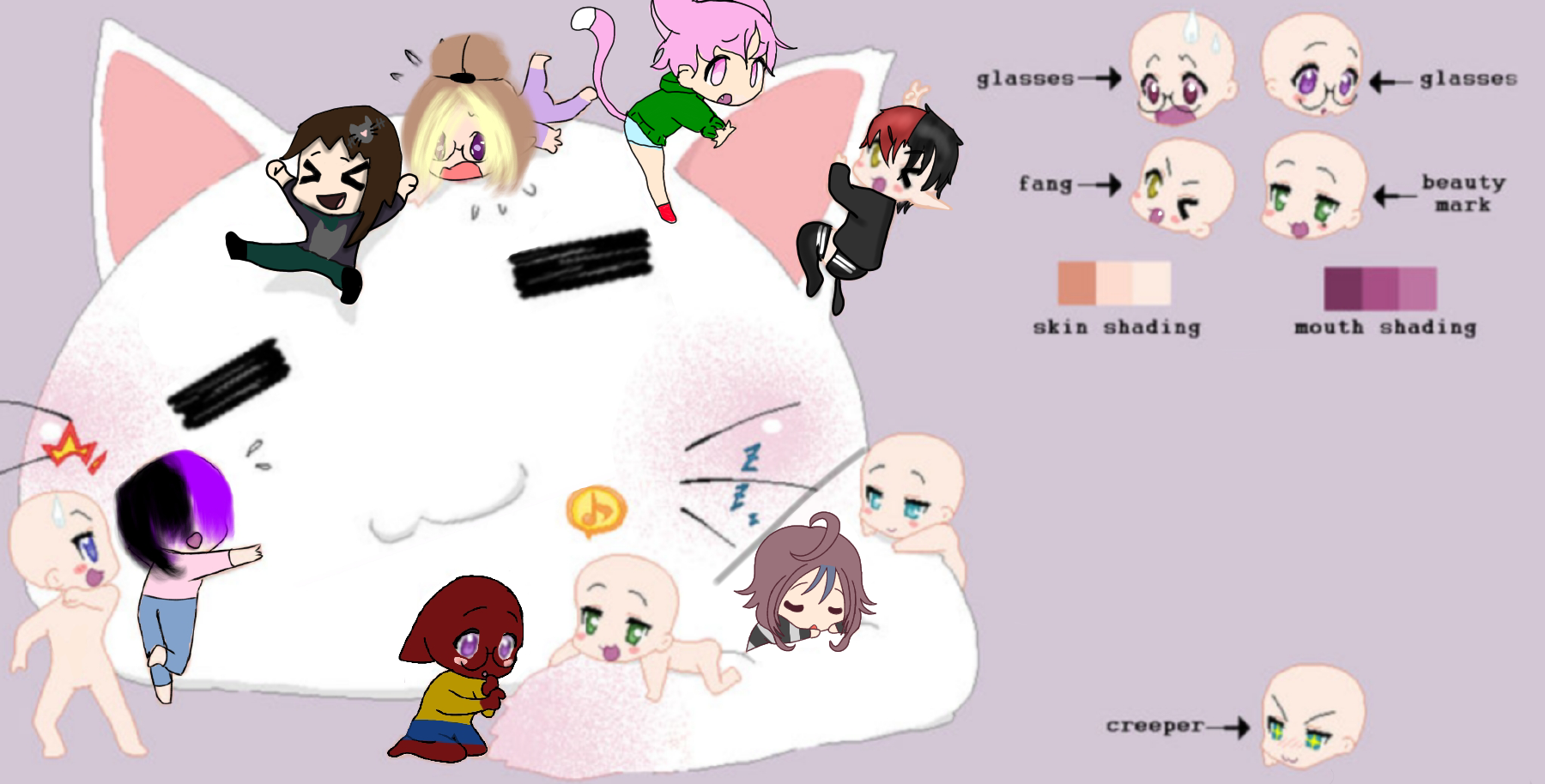 collab with little people =) - ibisPaint