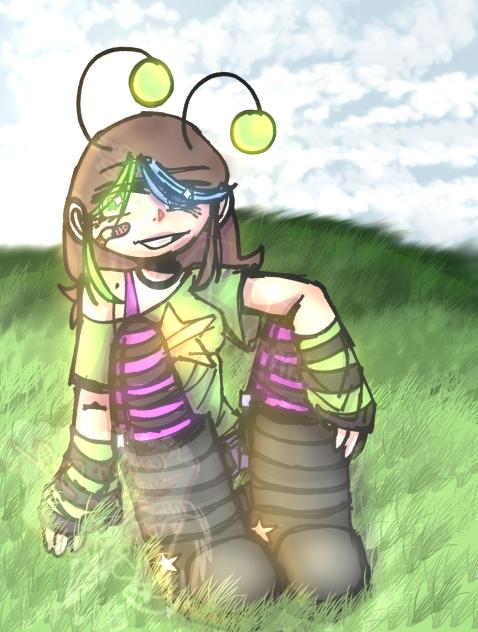 ''It's such a cloudy day!'' Audrey DTIYS - ibisPaint