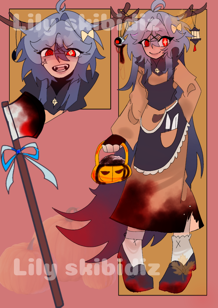Lily(my oc) x Halloween 🦌 - ibisPaint