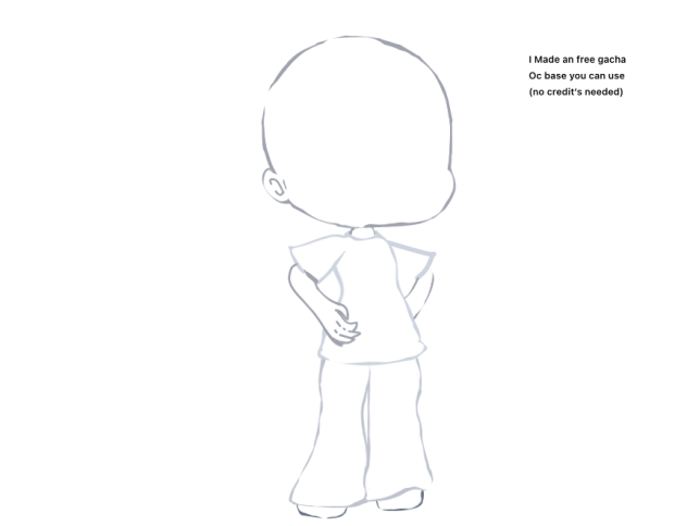 Free gacha Oc base+clothes - ibisPaint