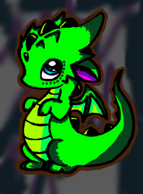 Baby dragon - ibisPaint