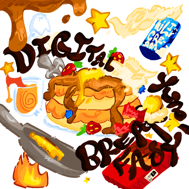 Digital breakfast - ibisPaint