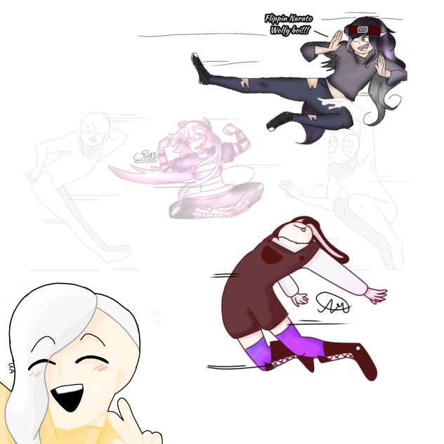 fight collab - ibisPaint