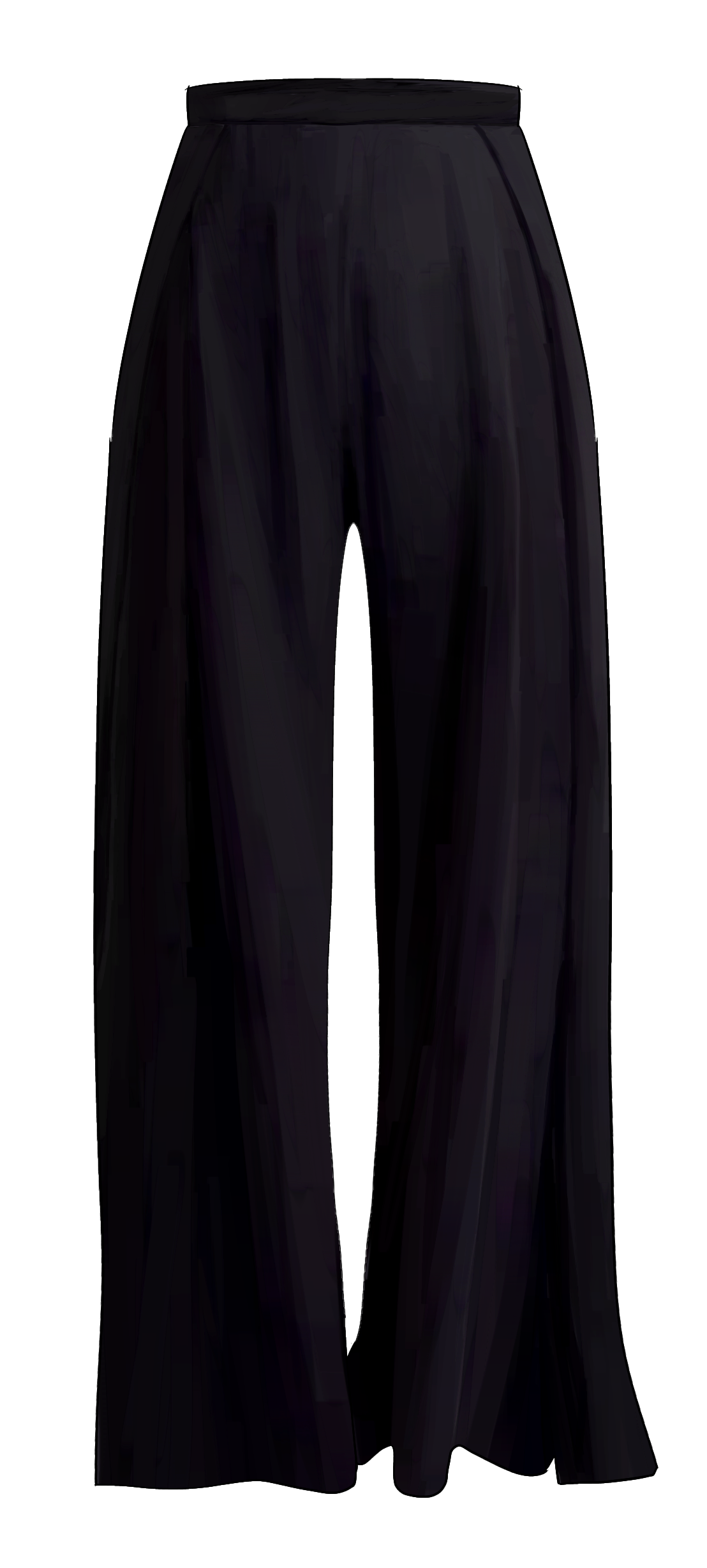 Wide leg pants - ibisPaint