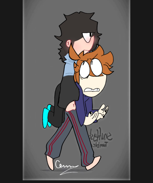 Holding collab ft. Farra queen - ibisPaint