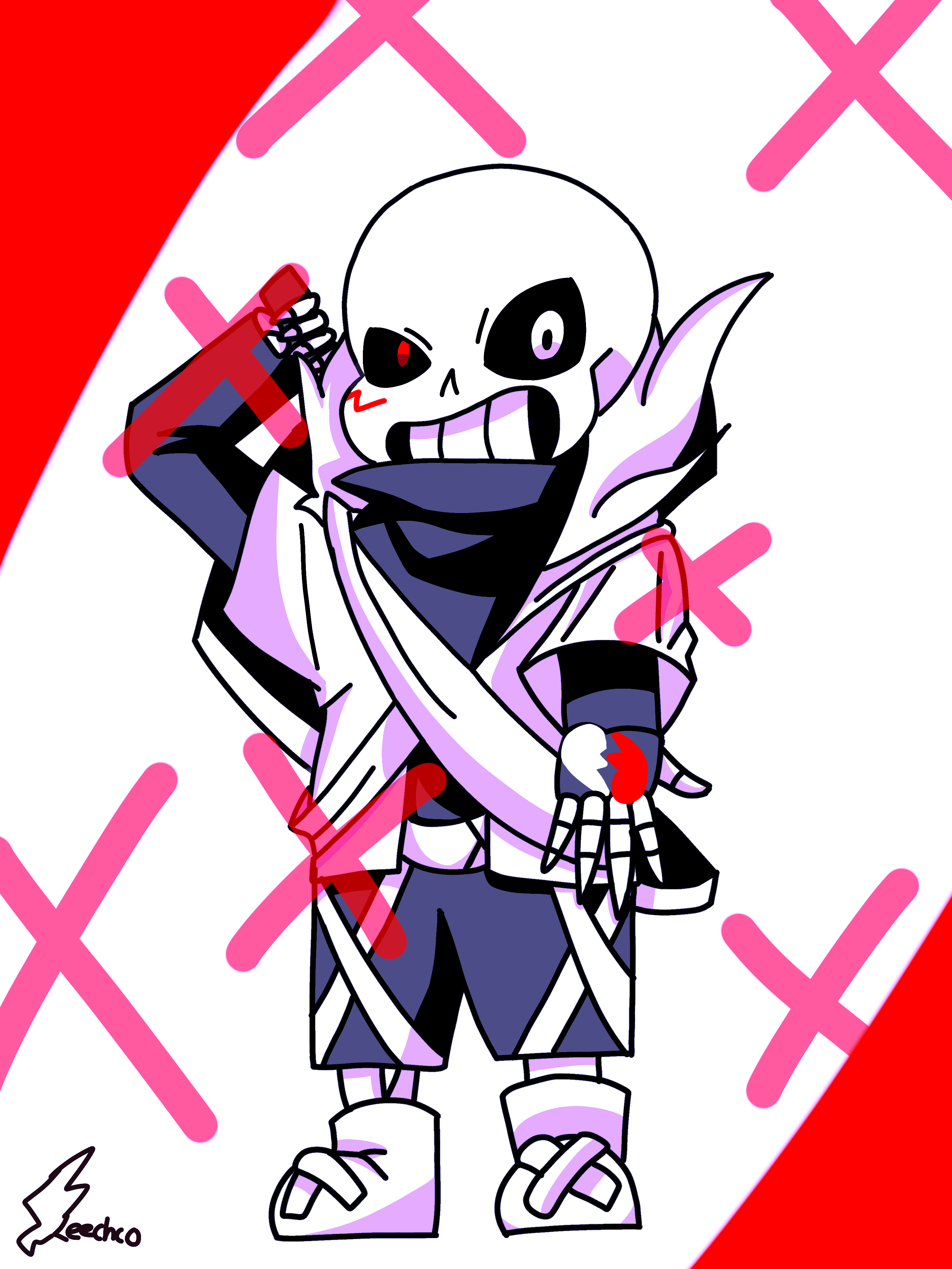 cross sans 크로스 샌즈 - ibisPaint