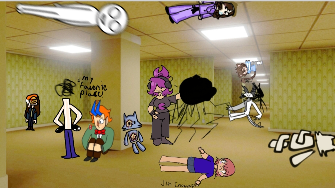 Backrooms collab - ibisPaint