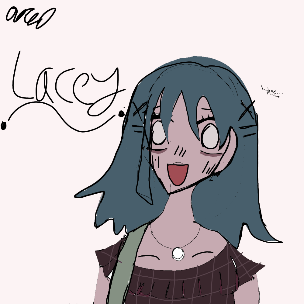 Lacey from lacey games no pigtails - ibisPaint