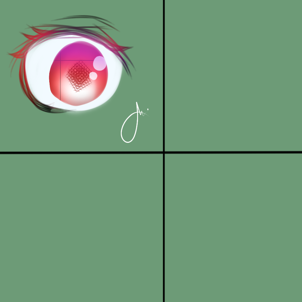 Nezuko Eye Challenge - ibisPaint