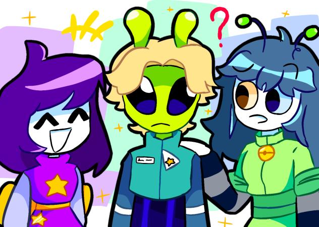 Alien friends 👽 - ibisPaint
