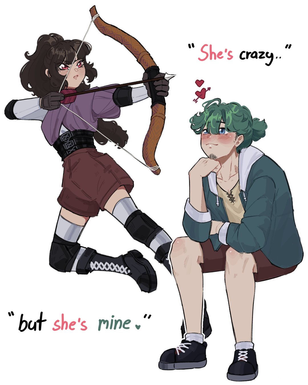 She’s crazy but she’s mine - ibisPaint