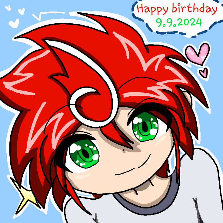 Happy birthday, shindou chrono baby v. - ibisPaint