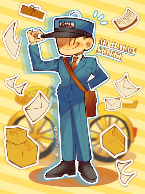 🚲📄Mailman📃🚲 - ibisPaint