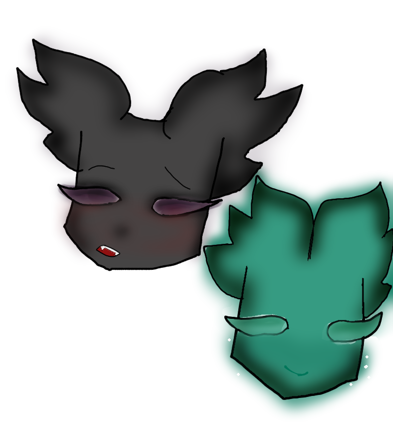 Leafy and Darky - ibisPaint
