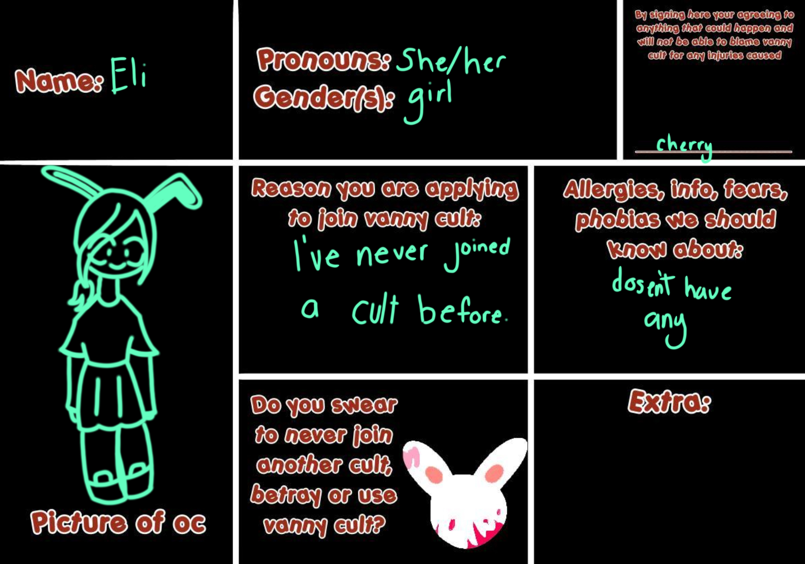 Vanny Cult sheet - ibisPaint