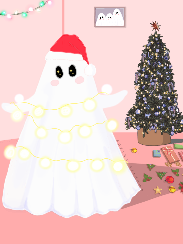 christmas ghost - ibisPaint