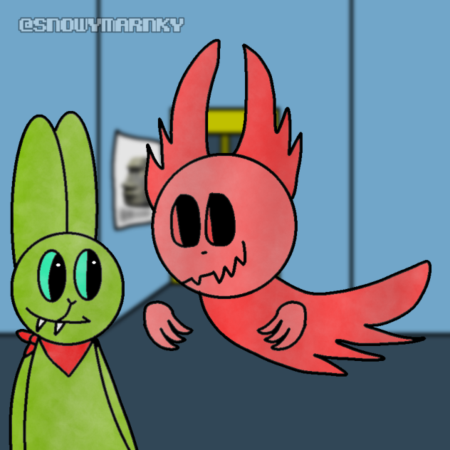 Mike & Flamey - ibisPaint