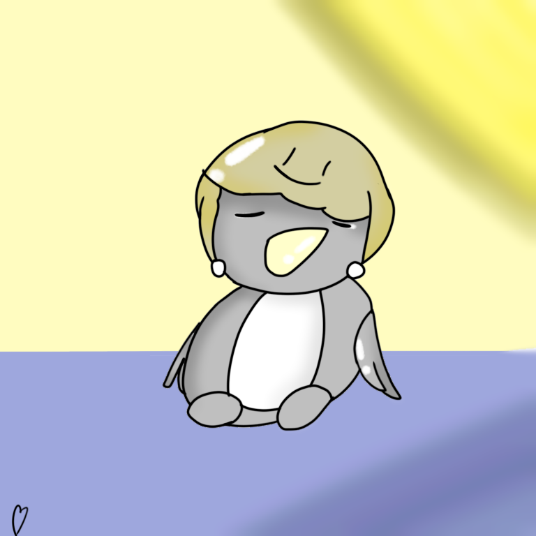 Sleepy penguin - ibisPaint