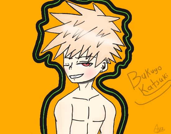 Bakugo katsuki - ibisPaint