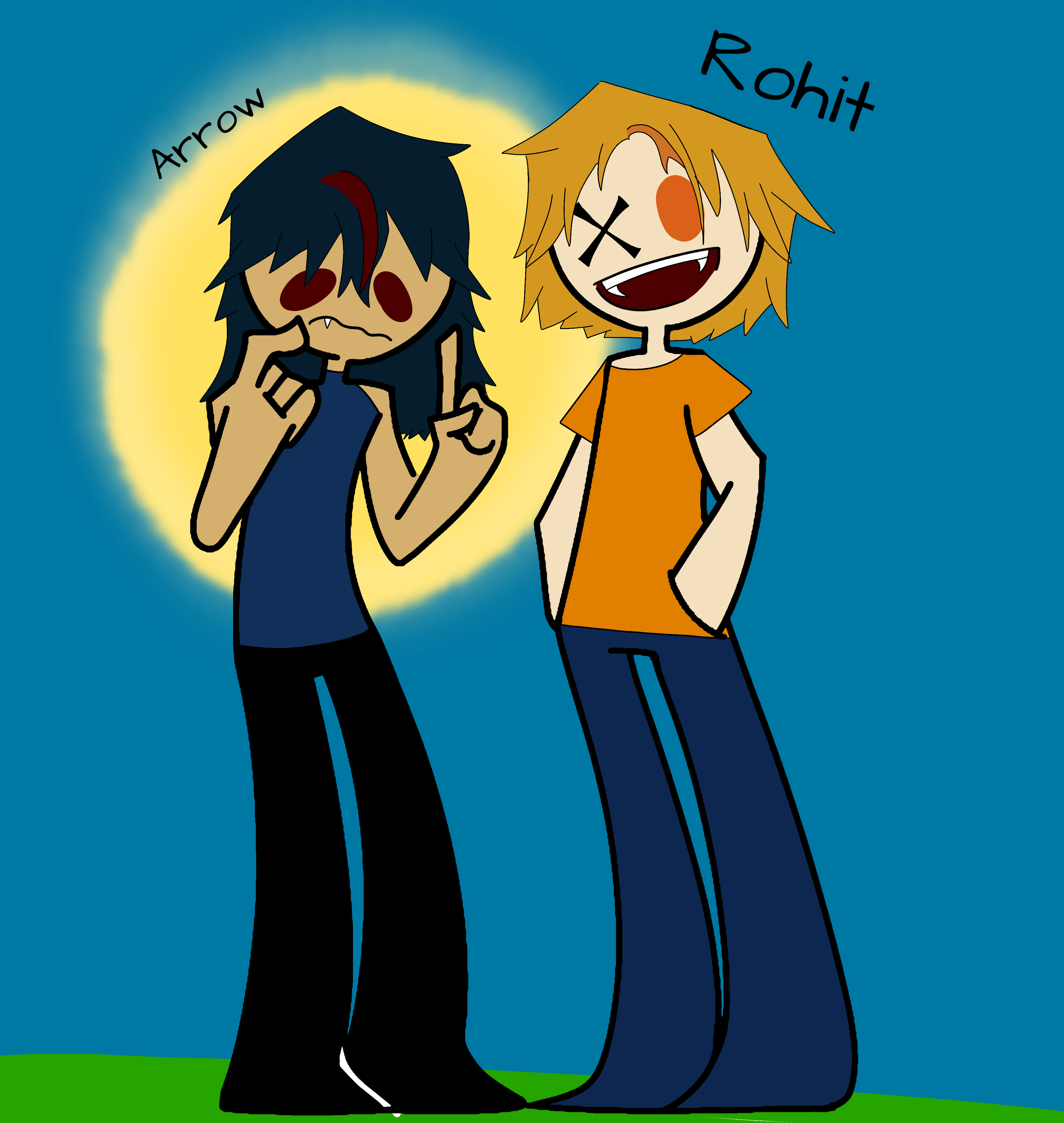 Arrow and Rohit (new OC’s) - ibisPaint