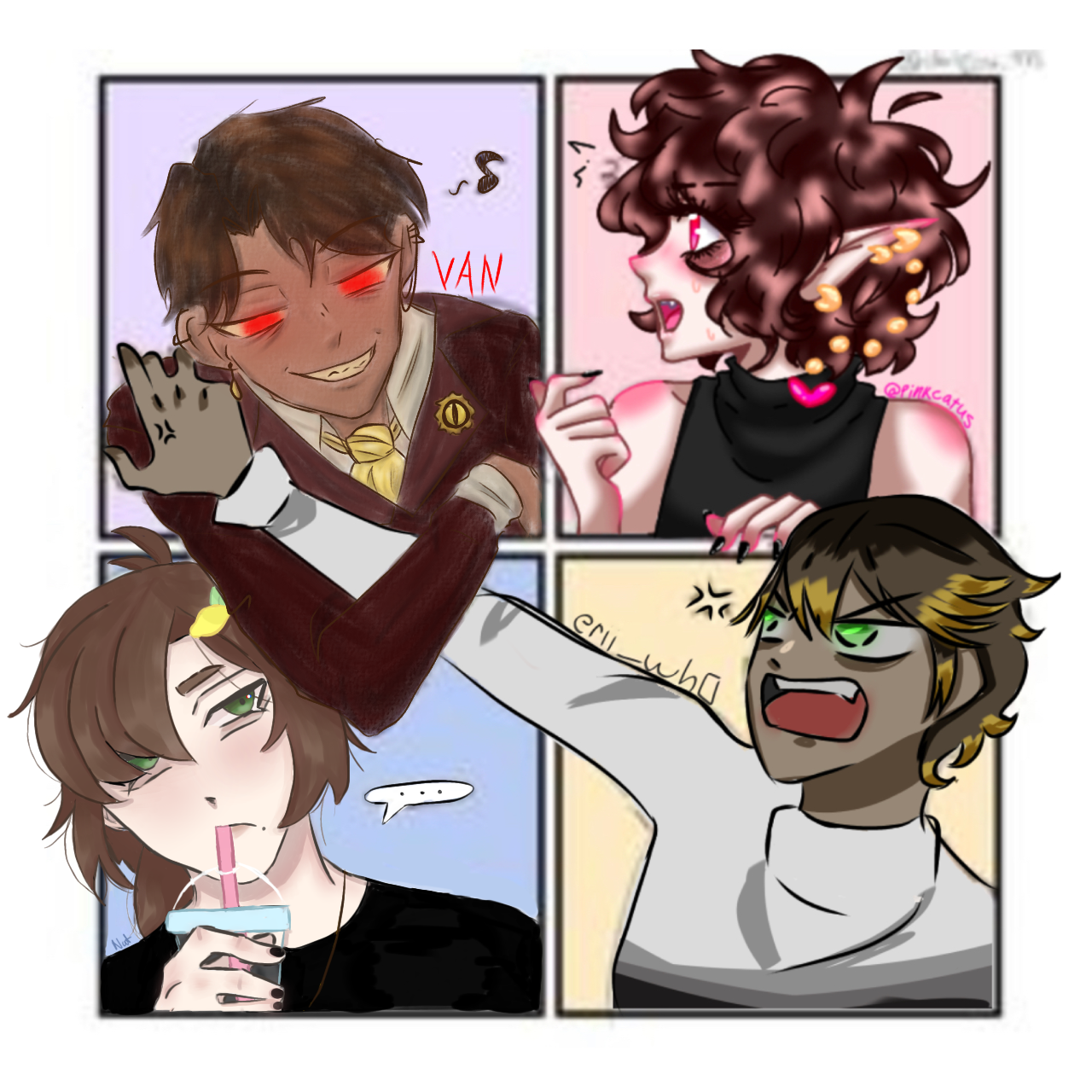 Four Square Collab - ibisPaint