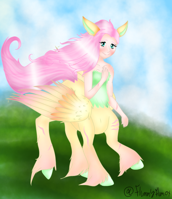Fluttershy Centaur - ibisPaint