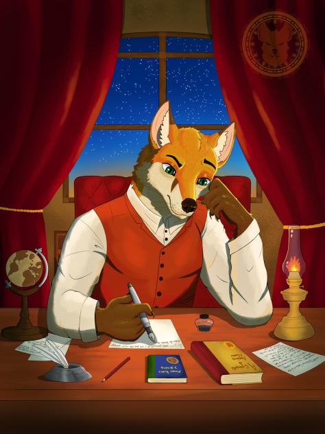 raposa erudita - ibisPaint