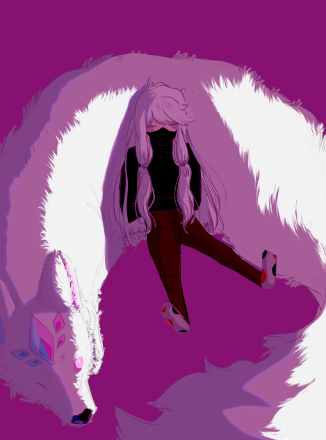 OC and Wolf Fanart - ibisPaint