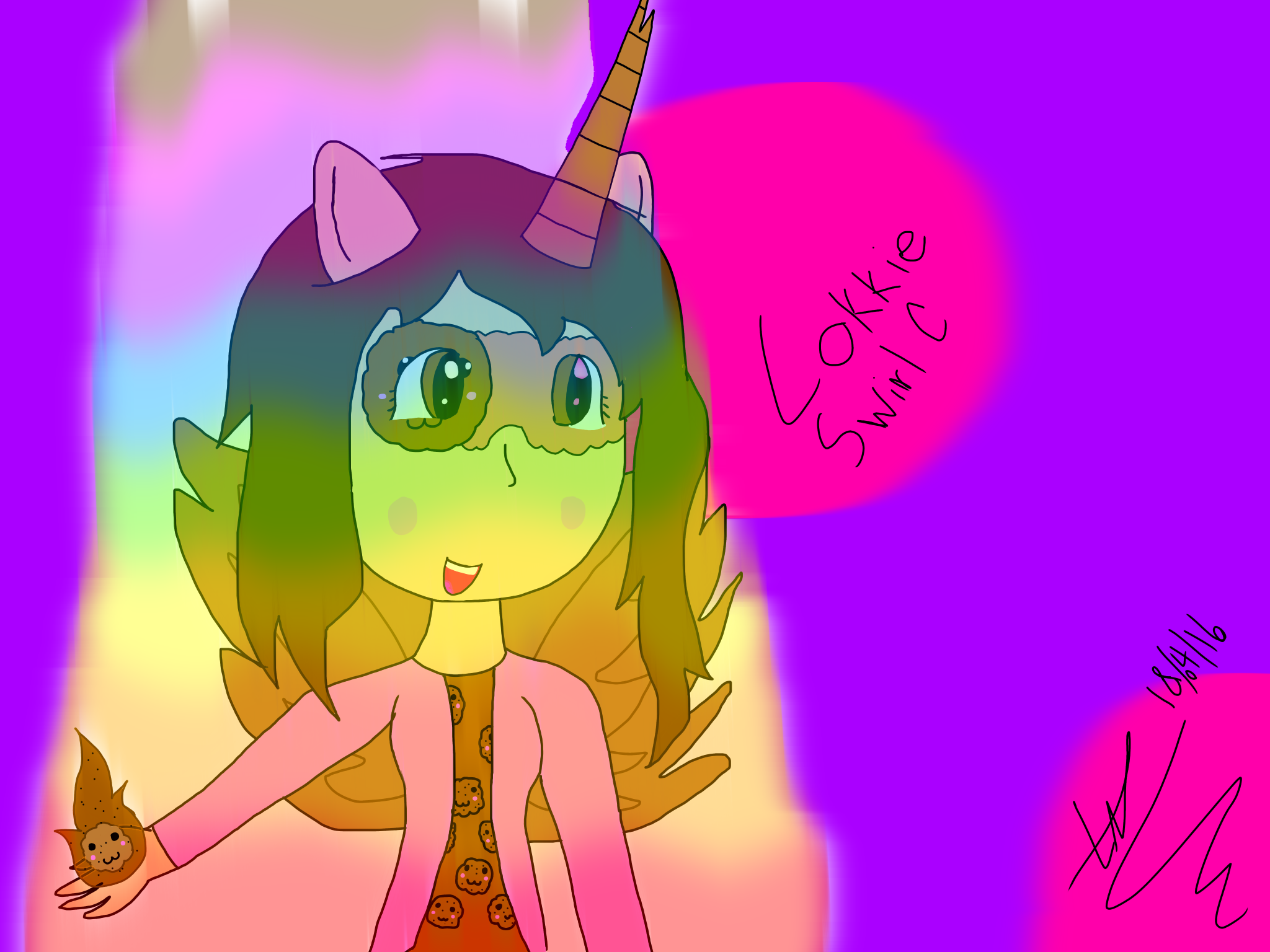 [speedpaint]COKKIE SWIRLC - ibisPaint