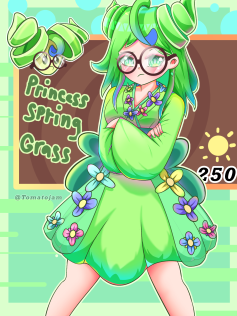 Princess spring grass - ibisPaint