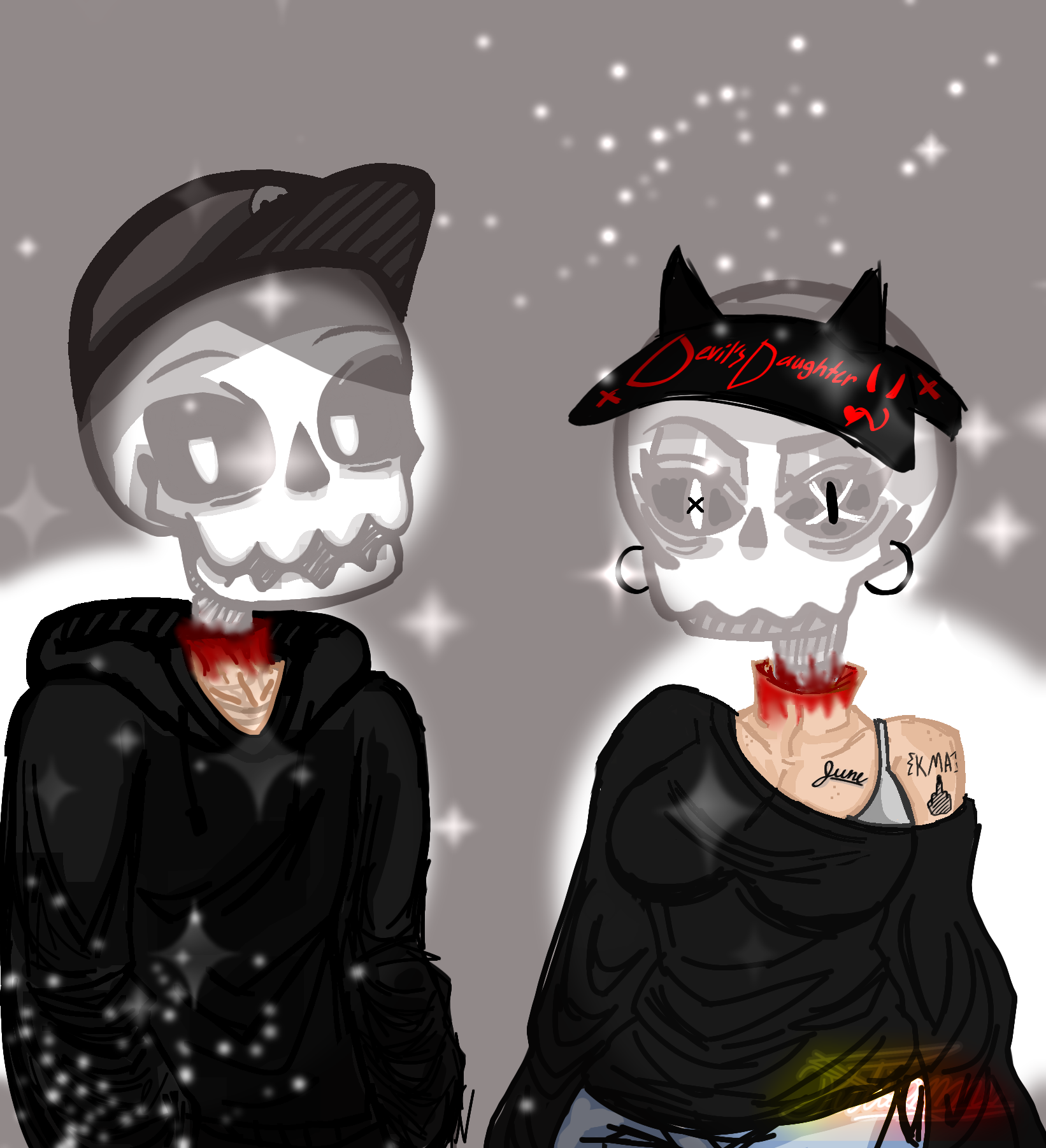 Wilson & June (siblings) - ibisPaint