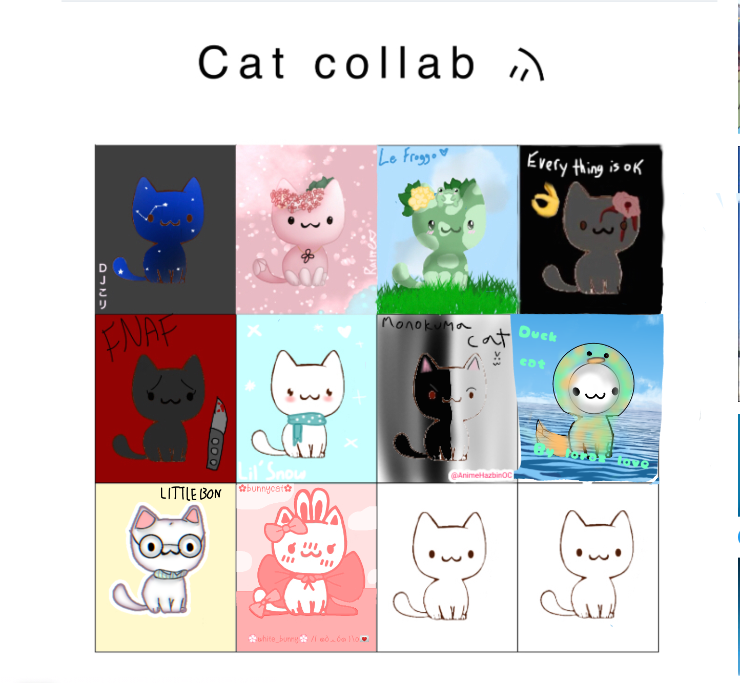 cat collab - ibisPaint