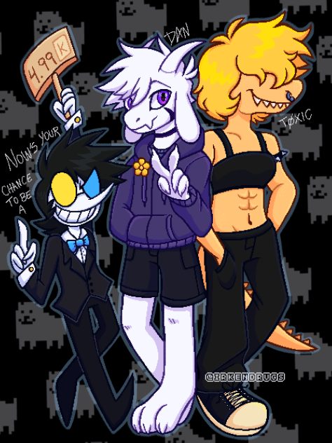 AU.Undertale.Deltarune - ibisPaint