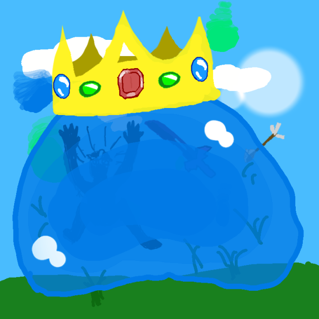 Slippery Shinobi Terraria King Slime - ibisPaint