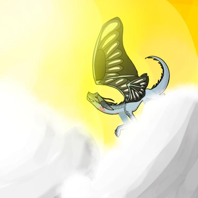 Meet my silkwing Oc, AZURE! - ibisPaint