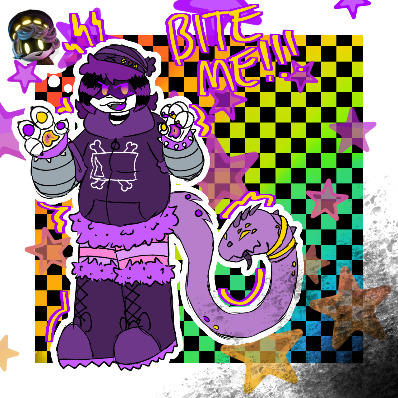 💀BITE ME!!!!! XD - ibisPaint