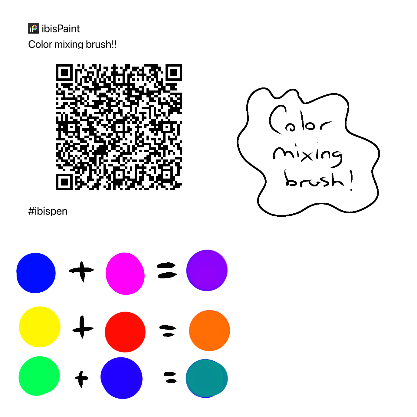 Color mixing brush!! - ibisPaint