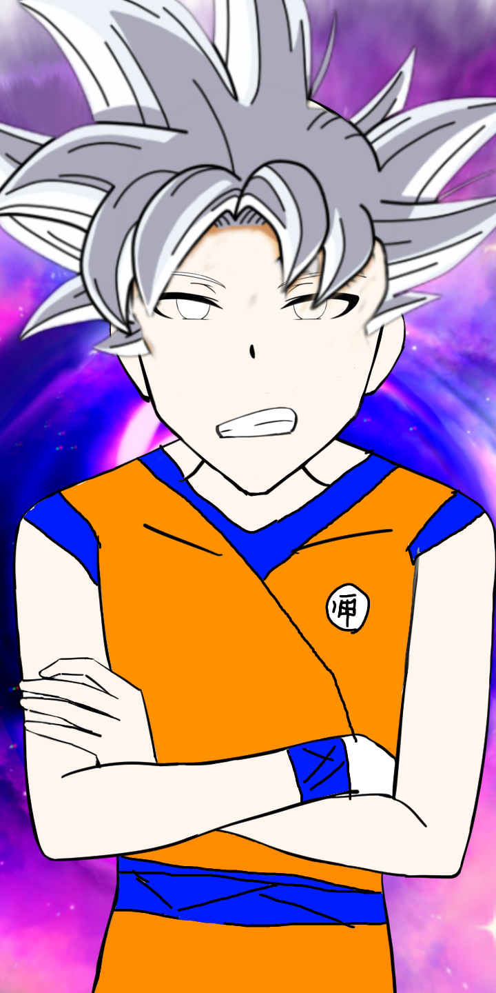 goku ultra - ibisPaint