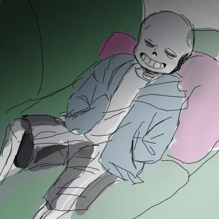 lazy bones - ibisPaint