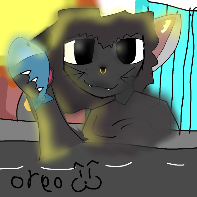 Stray kitty cat - ibisPaint