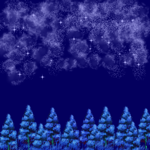 noite brilhante - ibisPaint