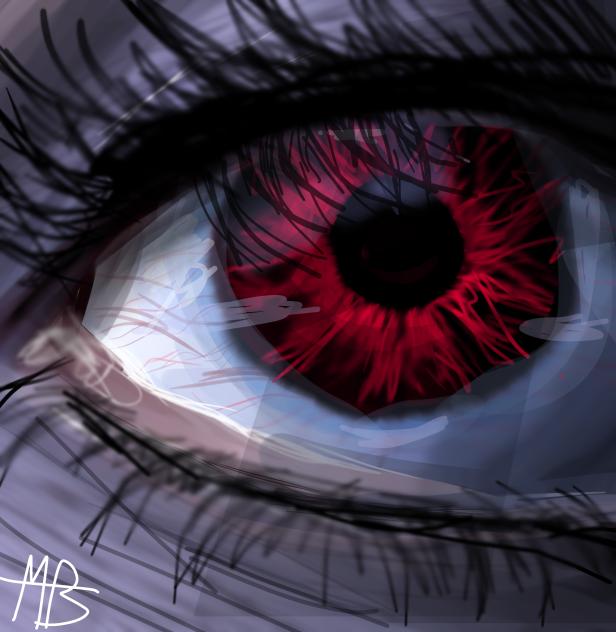 Red eye - ibisPaint