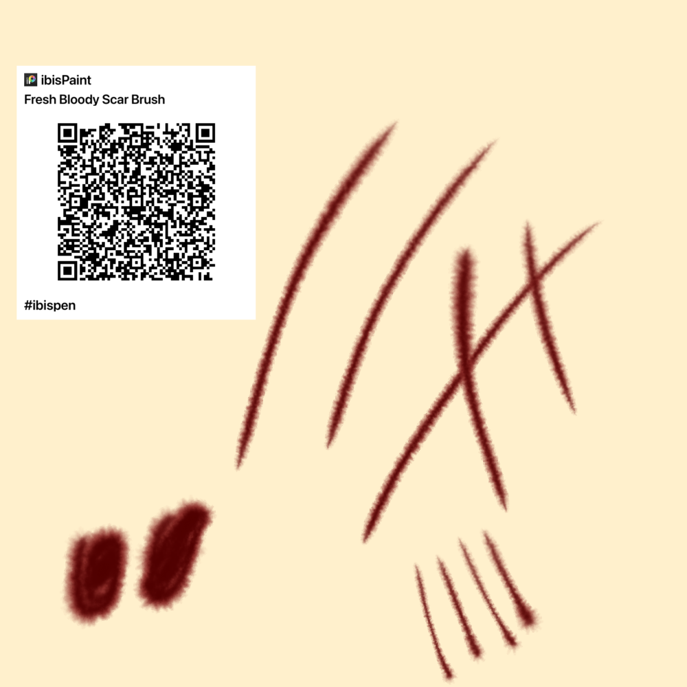Fresh Bloody Scar Brush - ibisPaint