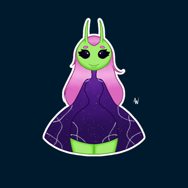 Alien Girl - ibisPaint