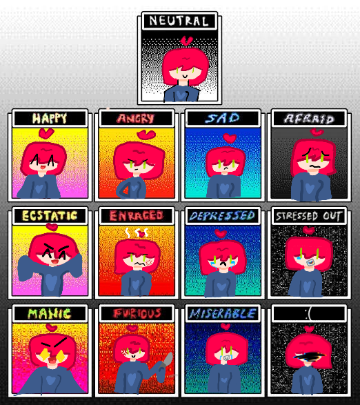 omori emotions - ibisPaint