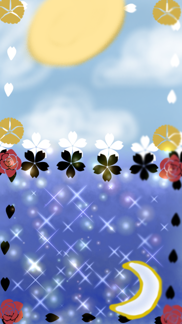 Sun and moon - ibisPaint