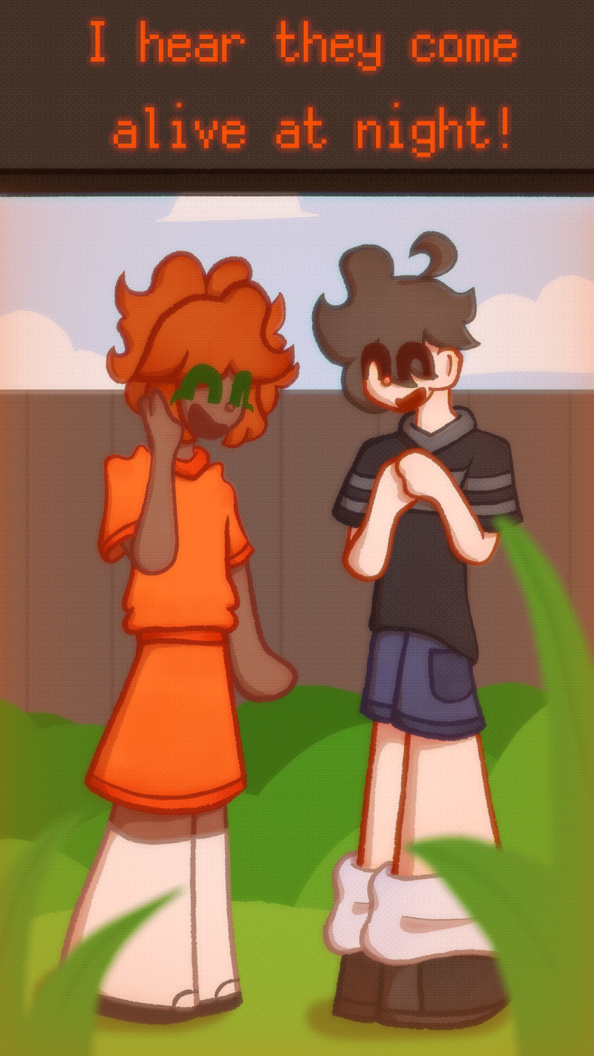 Two Friends Having a Very Normal Convo - ibisPaint