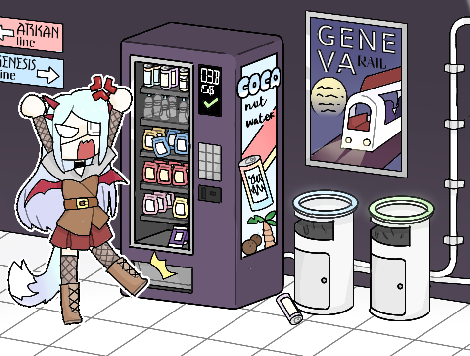 Vending machine - ibisPaint